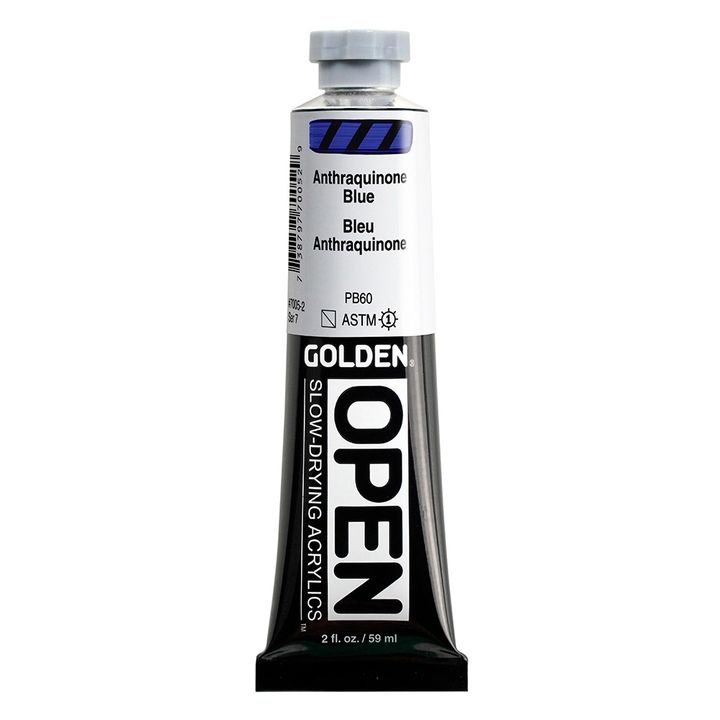 GOLDEN OPEN akrilna boja koja se sporo suši 59 ml – 7005 Anthrahinon plava