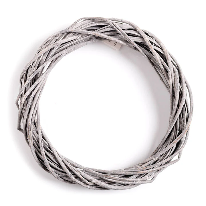 Venac od pruća sivi – 36 cm