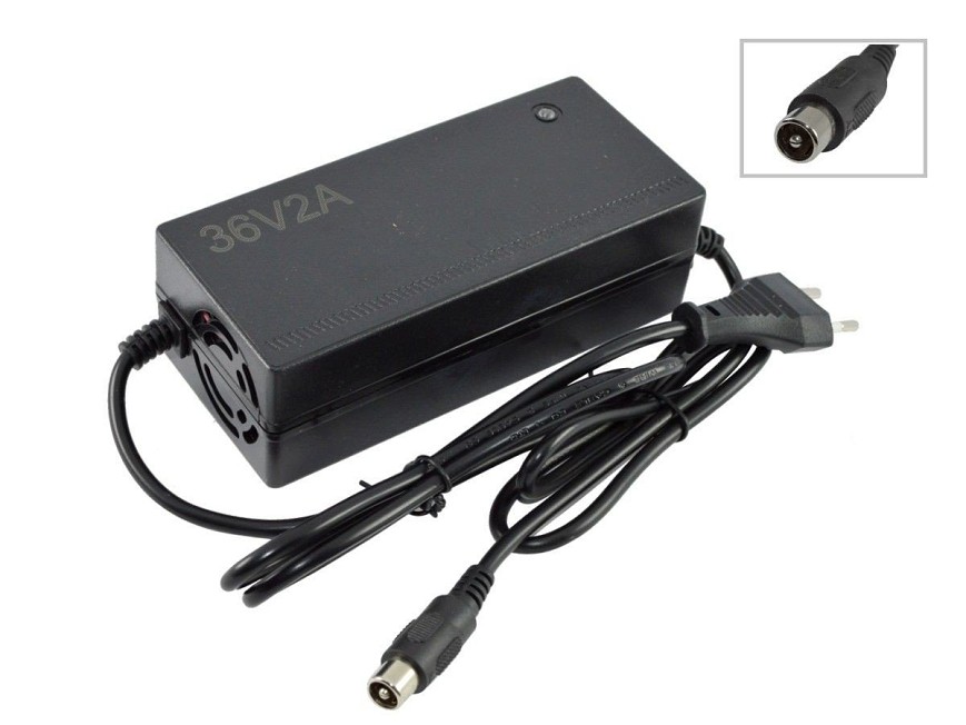 Punjač 36V/2A "O" priključak 11mm za LITIJUMSKE baterije elektro bicikla