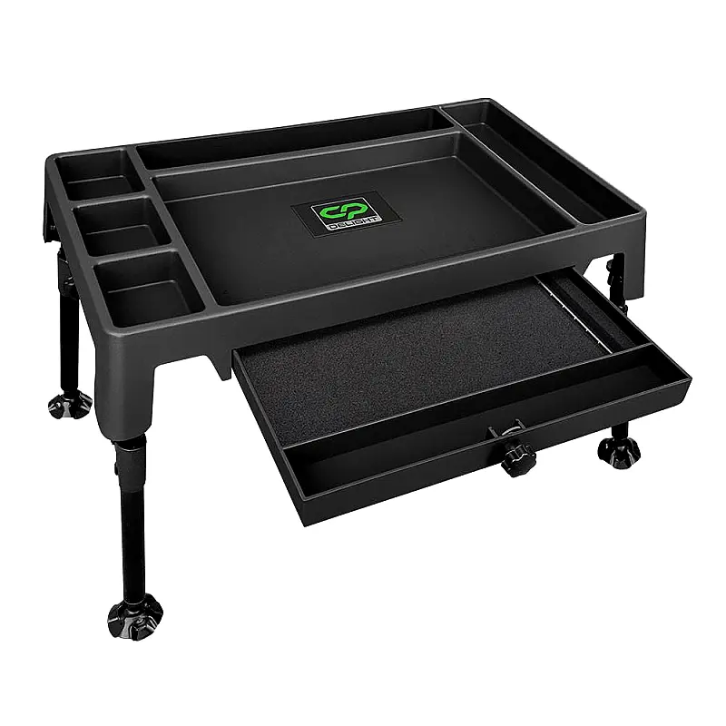 Carp Pro DELIGHT CARP BIVVY TABLE WITH RIG BOX BLACK (CPRP07BT) 65968