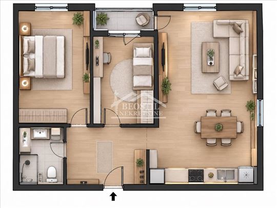 Moderan Stan u Izgradnji – Ledine, 54m2 ID#25599