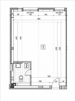 Moderan Stan u Izgradnji – Ledine, 29m2 ID#25600