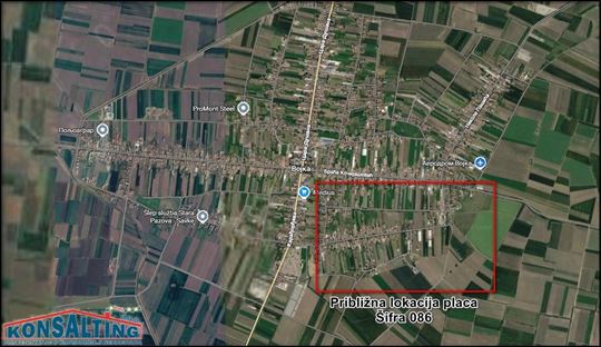 Plac sa izlazom na 2 ulice,Vojka,š 086