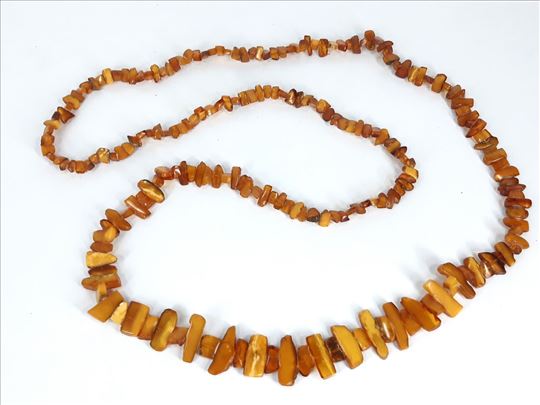 Ogrlica od baltickog cilibara 132gr