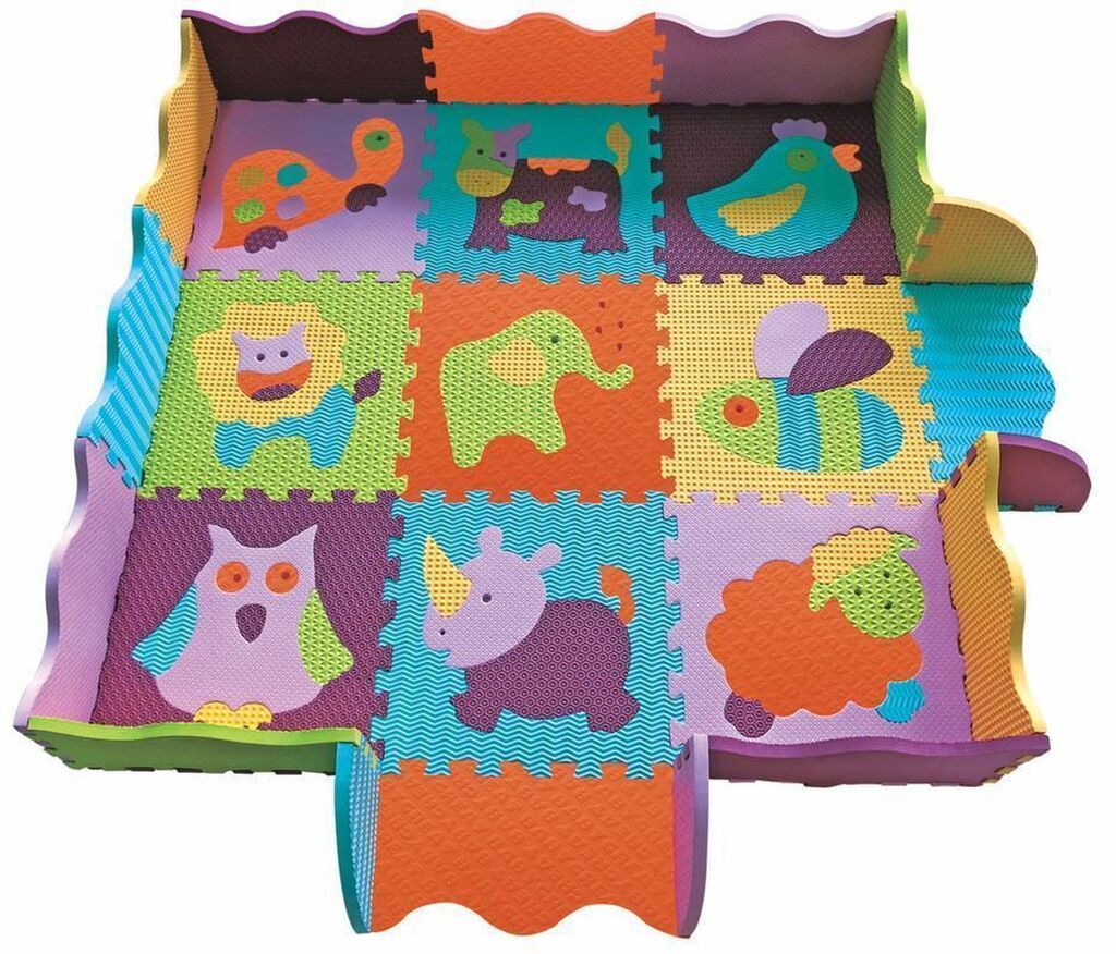 Podne puzzle Premijum klase sa ogradicom “Zoo” – DVA KOMPLETA -