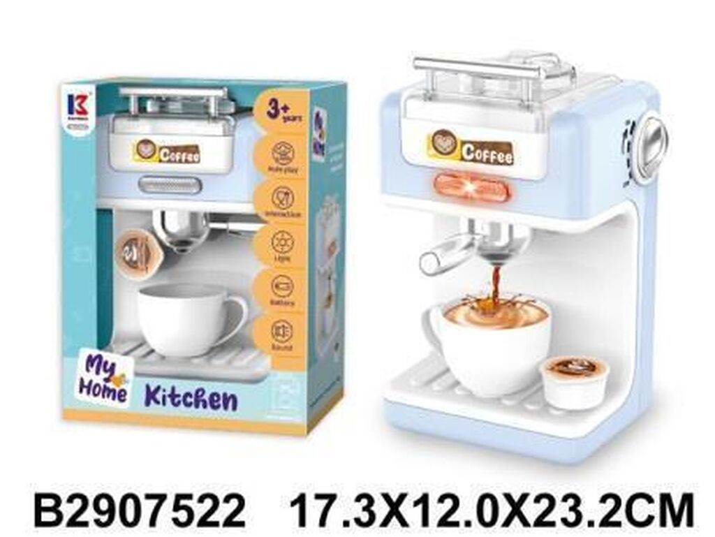 Kafe aparat 752206K-60 – Interaktivna igračka za male bariste