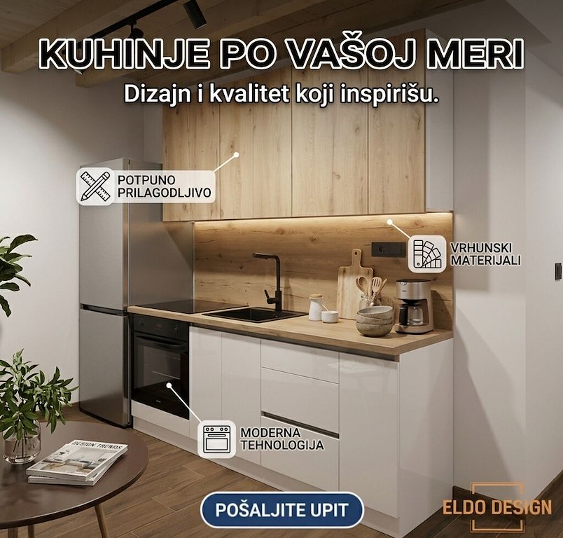 Kuhinje po meri – dizajn i kvalitet koji inspirišu. - Potpuno