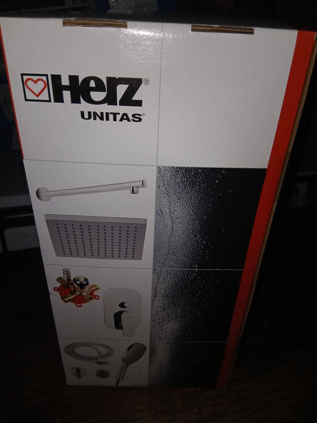 Herz Unitas – Infinity DUO 8 in 1 Set, set za tuš Komplet za ugradnju