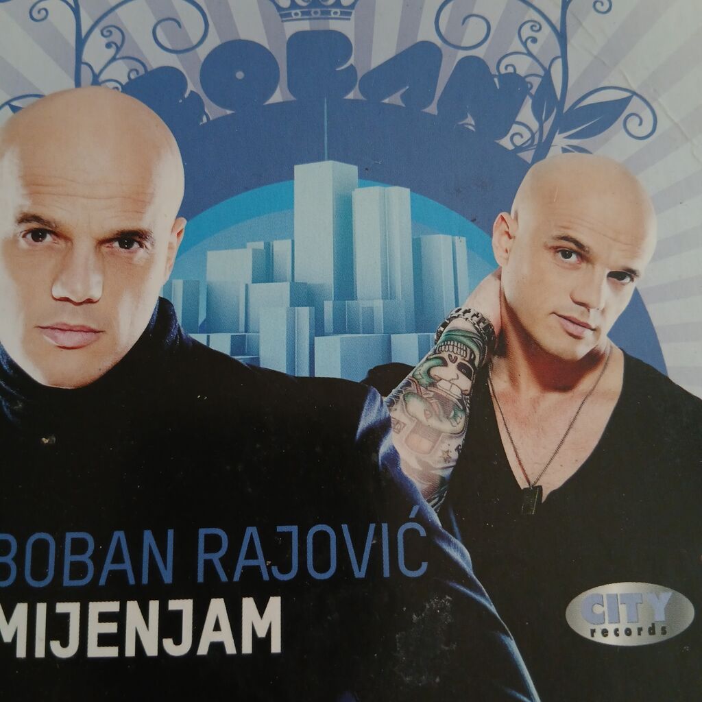 CD album: Boban Rajović – Mijenjam - Izdavač: City Records - Format