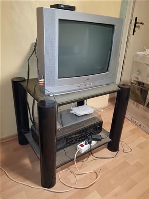 TV metalno-stakleni stočić