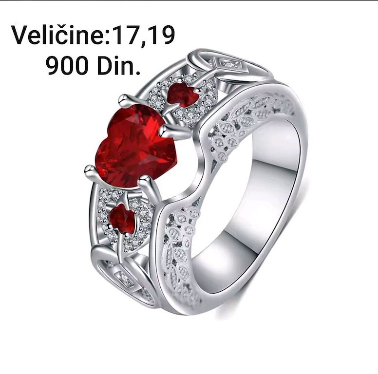 Elegantne posrebrene prstenje od hirurskog čelika sa žigom S925, sa