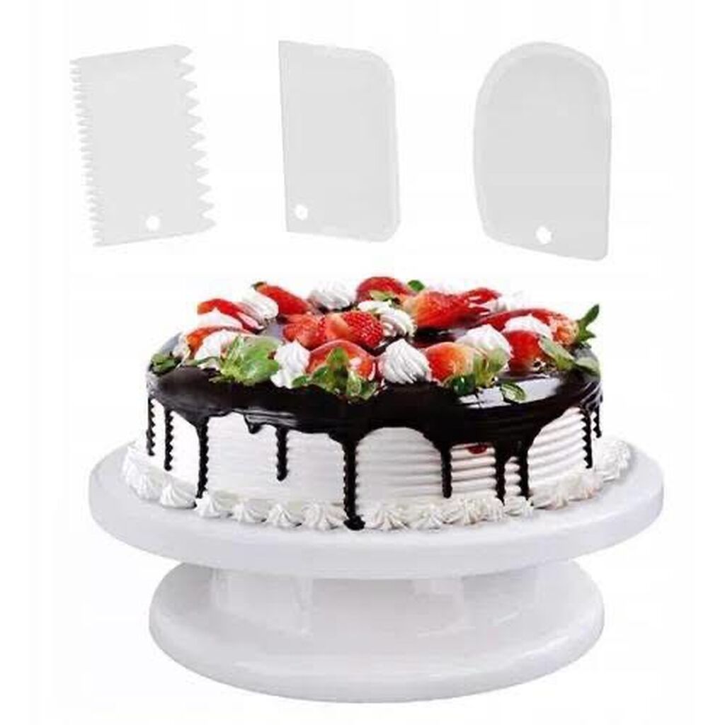 Rotacioni stalak za torte 28cm precizna dekoracija Savršena torta