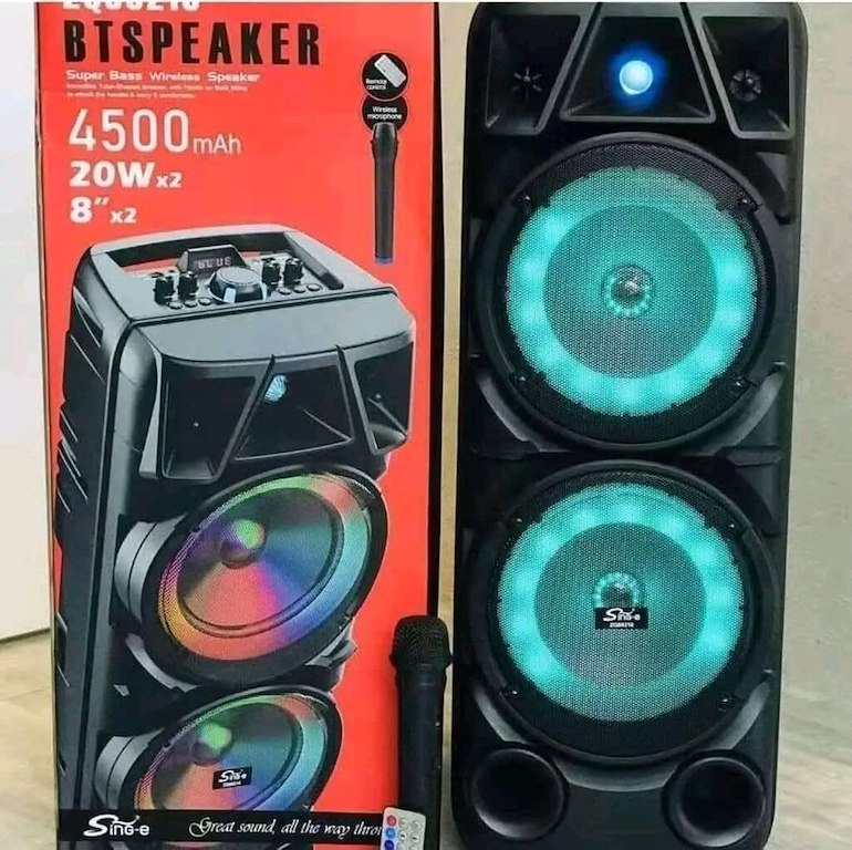 Tim: BT Speaker – bežični zvučnik sa super basom - Baterija: 4500 mAh