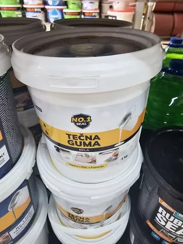 TEČNA GUMA BELA LIQUID RUBBER NO.1 SEAL