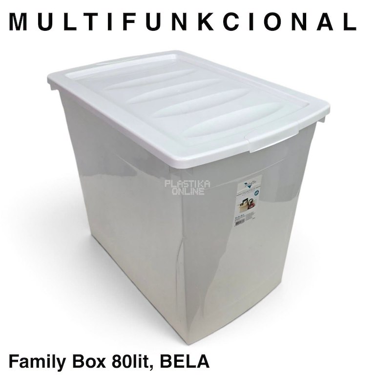 Kutija za odlaganje 80L – Family box 80l -BELA