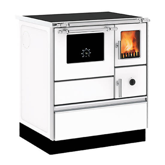 Šporeti na čvrsto gorivo Alfa Plam 70 Dominant, Levi, Beli, 10 KW