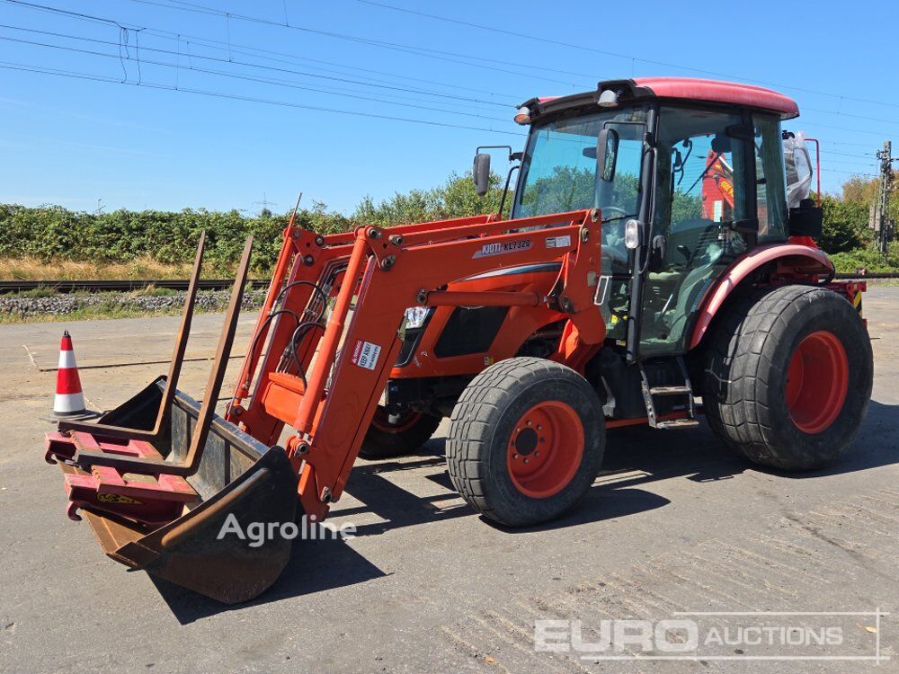 Prodaje se Kioti KL7320 4WD Tractor, Front Loader, Bucket, Forks, Rear Backhoe At traktor točkaš na aukciji