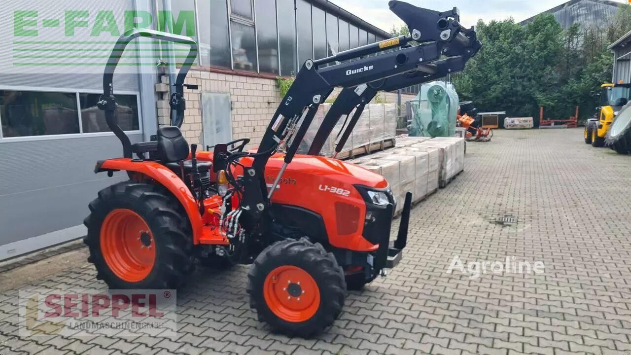 Kubota l1-382 dw ec quicke c13s mini traktor