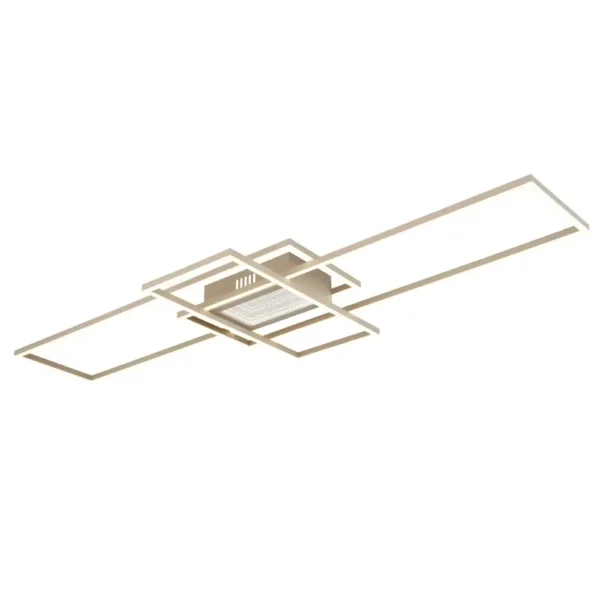 Globo Saunders 48468-60S | Plafonjera | siva | LED