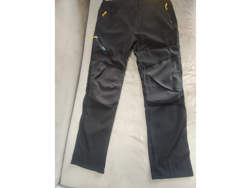 Planinarske pantalone crne L-XXL