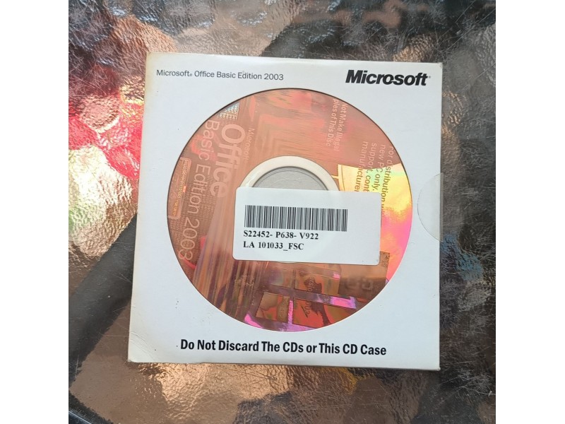Microsof Office 2003, Basic ed.