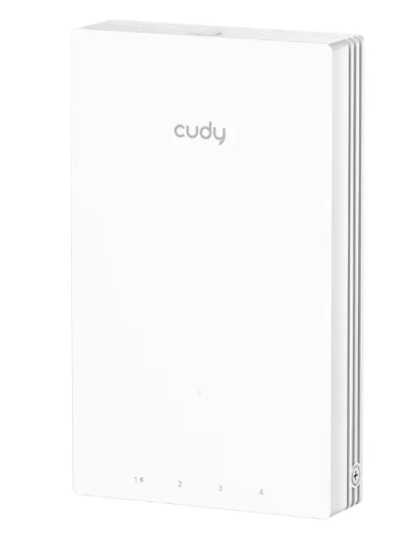 Cudy AP3000 Wall,AX3000 zidna Wi-Fi 6 pristupna tacka,4-Stream Dual-Band ,2402 Mbps + 574 Mbps