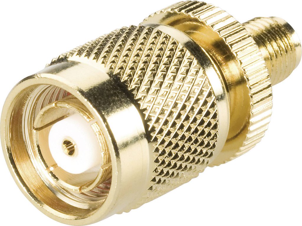 BKL Electronic 0419418 TNC povratni adapter nepovratni muški konektor – SMA-utičnica 50 Ω