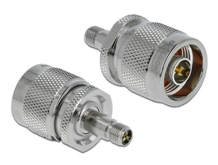 Delock 89905 N adapter muški konektor N – RPSMA utičnica 50 Ω