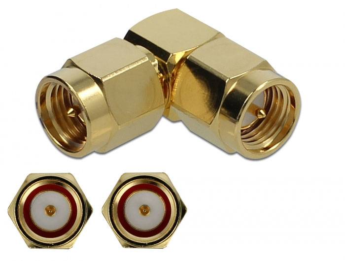 Delock 89950 SMA adapter SMA-utikač 10 GHz, 50 Ω