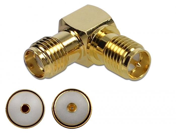 Delock 89953 SMA adapter SMA-utičnica – RPSMA utičnica 10 GHz, 50 Ω