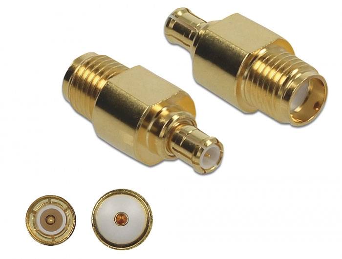 Delock 89959 SMA adapter SMA-utičnica – MCX utikač 10 GHz, 50 Ω