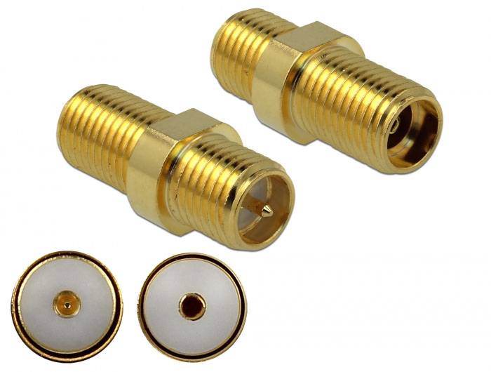 Delock 89992 SMA adapter SMA-utičnica – RPSMA utičnica 3 GHz, 50 Ω