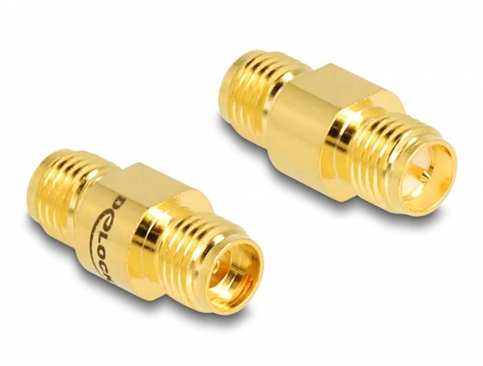 Delock 90085 HF-adapter RPSMA utičnica – SMA-utičnica 50 Ω