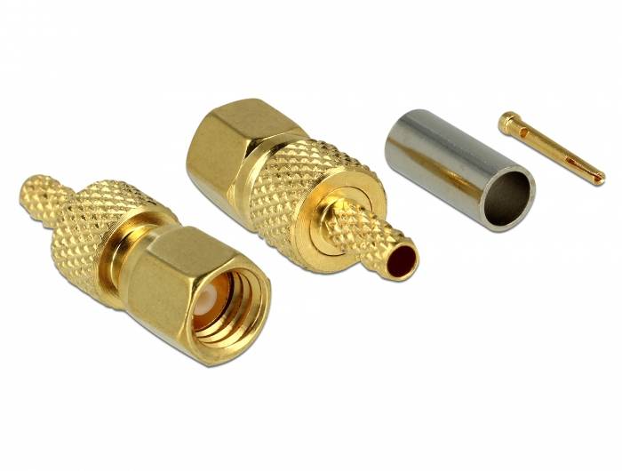 Delock 65858 SMC adapter 6 GHz, 75 Ω