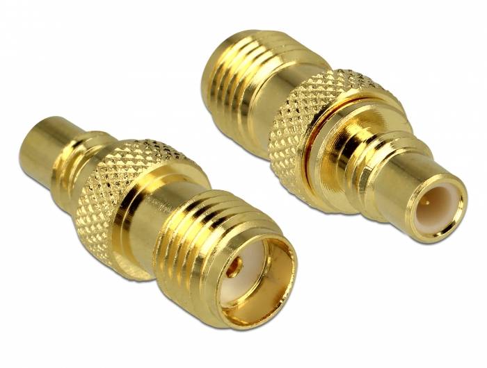 Delock 65855 SMC adapter SMC-utičnica – SMA-utičnica 6 GHz, 50 Ω