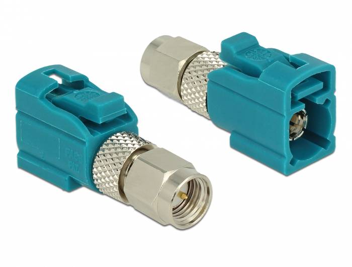 Delock 89639 HF-adapter Fakra ženski konektor – SMA-utičnica 50 Ω