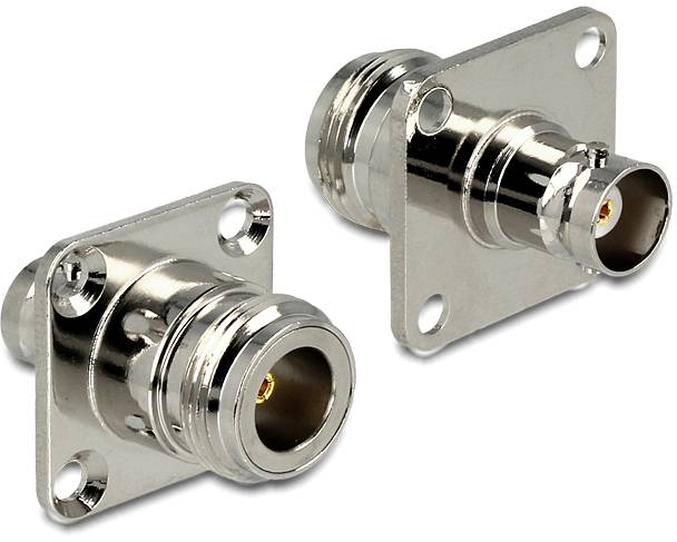 Delock 88839 N adapter ženski konektor N – BNC 50 Ω