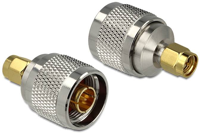 Delock 88831 N adapter muški konektor N – SMA-utikač 50 Ω