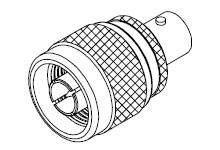Molex 733861080 adapter muški konektor N – BNC spojnica 50 Ω