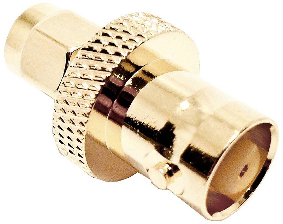 Mueller Electric BU-P4290 adapter BNC ženski konektor – SMA-utikač zlata