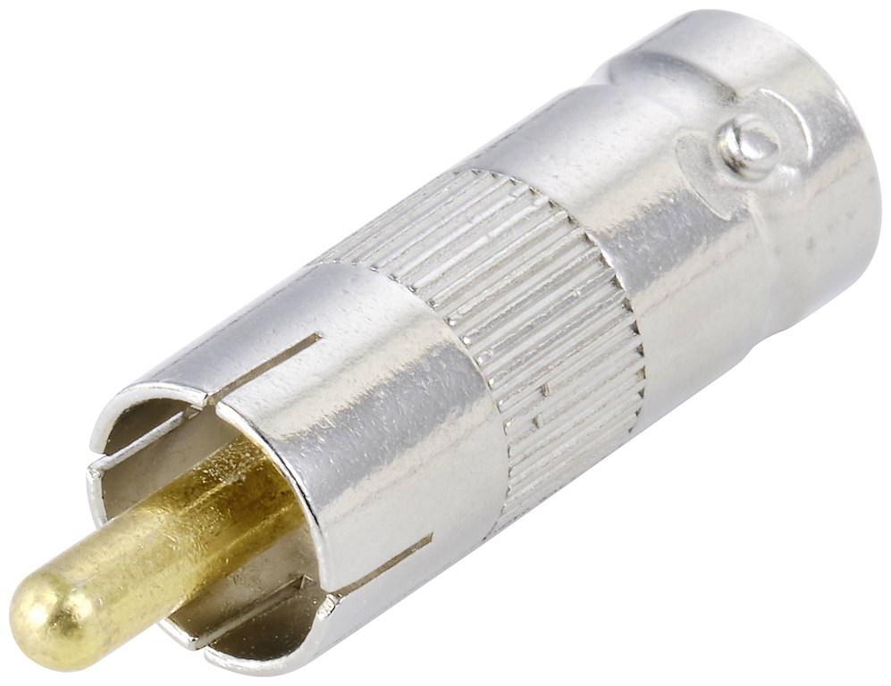 TRU Components TC-10477712 BNC-adapter BNC ženski konektor – muški cinch 50 Ω