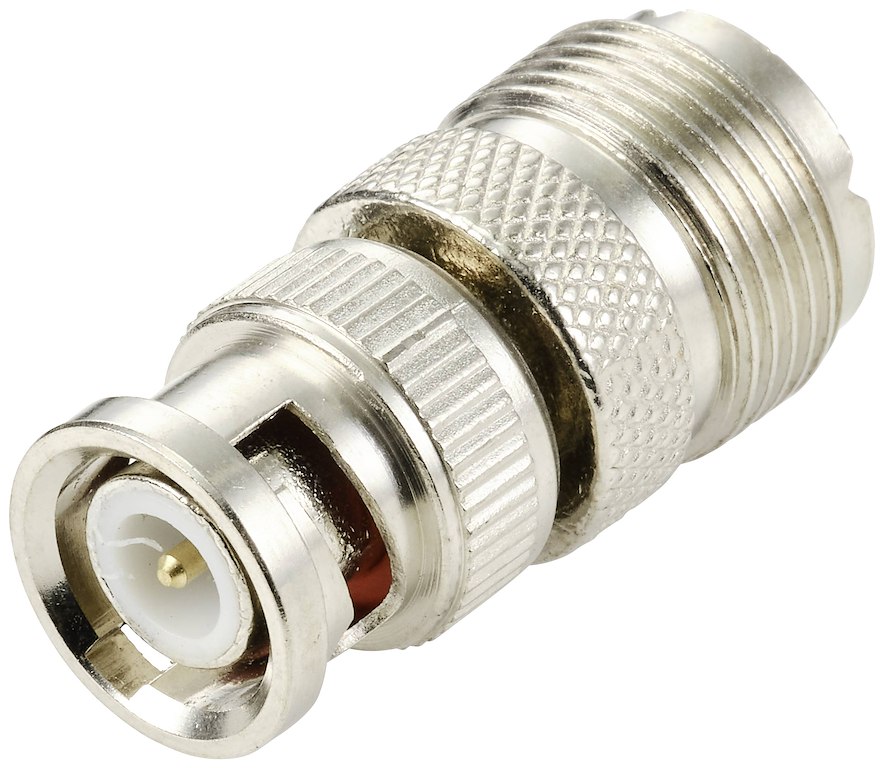 TRU Components TC-9920728 UHF adapter ženski konektor – BNC muški 50 Ω