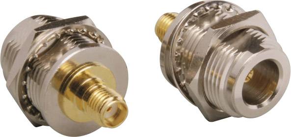 BKL Electronic 0404084 SMA adapter SMA-utičnica – ženski konektor N 100/200 MHz (polarizovano/nepolarizovano) Hz, 50 Ω