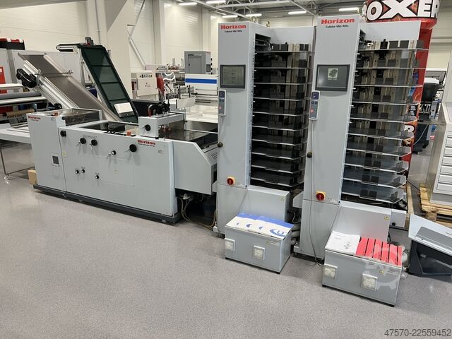 Proizvođač brošura
Horizon VAC-100a + VAC-100c + SPF-20 + FC-20 Booklet Maker