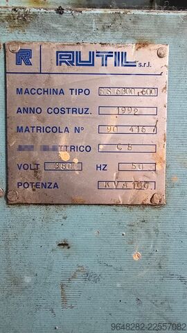 Mašina za brizganje gume
RUTIL RS "6300.600"