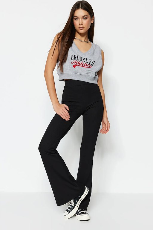 Trendyol Ženske pantalone, Crne