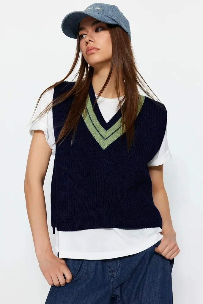 Trendyol Milla Ženski duks TWOAW21BZ0135, Indigo-Dark blue