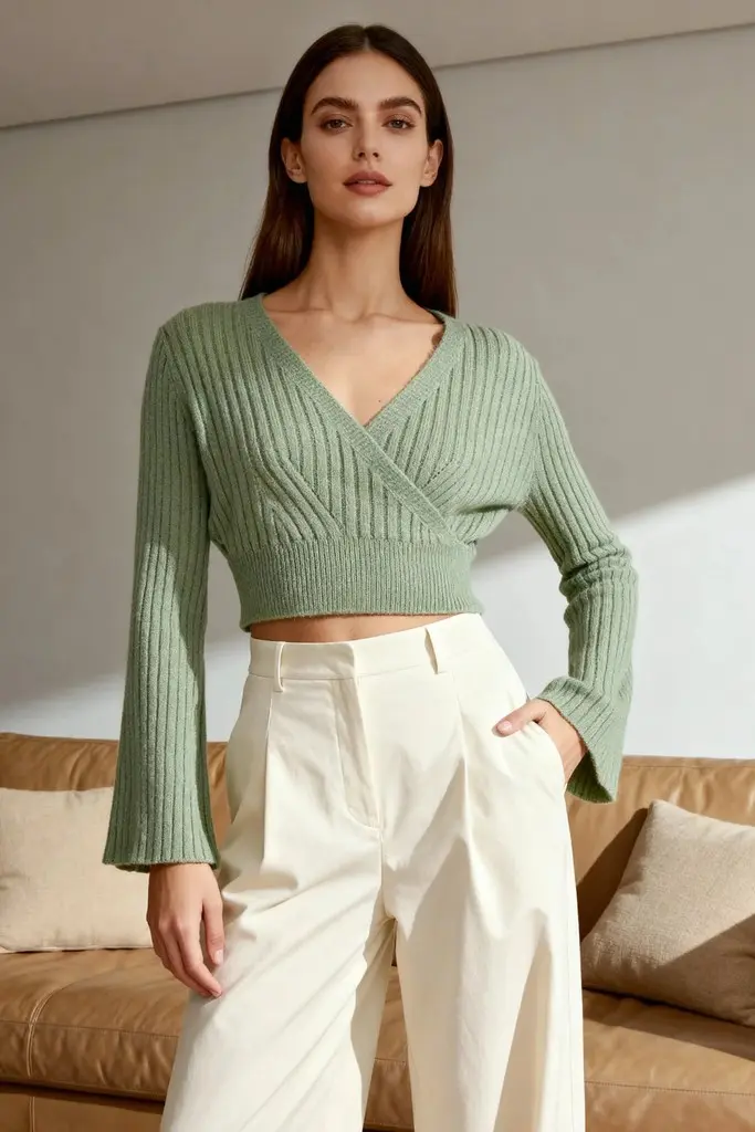 Trendyol Milla ženski duks TWOAW24KZ00381, Mint-Zelena