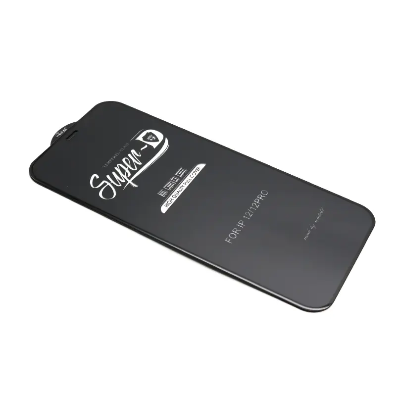 MTB Folija za zaštitu ekrana GLASS 11D za Iphone 12/12 Pro (6.1) SUPER D crna