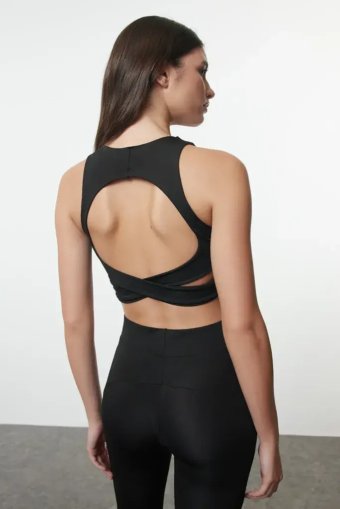 Trendyol Milla Ženski top Thmaw25Ss00012, Crni